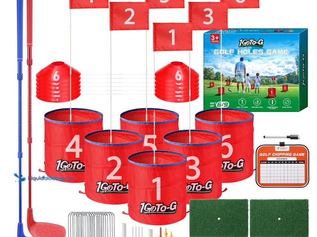 LiquidBidding - Lot 49-3468026 - Golf Bucket Game, Backyard Golf Game ...