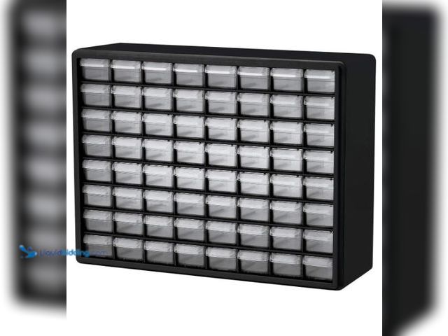 LiquidBidding - Lot 49-1558998 - Akro-Mils 64-Drawer Plastic Drawer ...