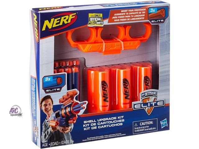 Arc Liquidation Group - Lot 56-569230 - NEW-NERF Upgrade Kit: 3 Shells ...