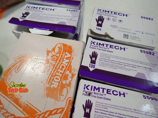 Shoreline Top Bid - Lot 59-43826 - 5 Boxes Kimtech Gloves, 4 ...