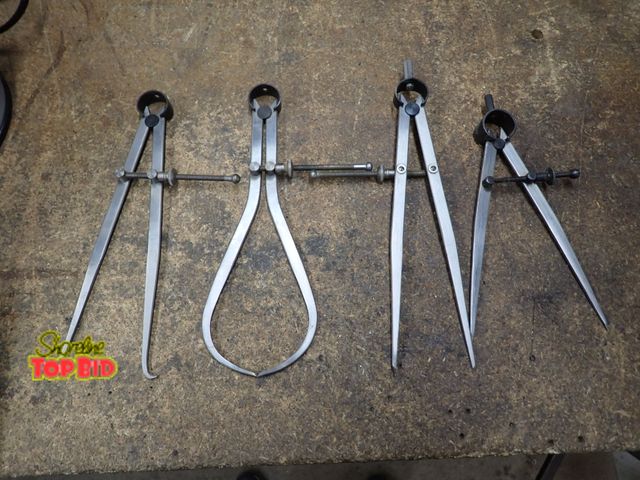 Shoreline Top Bid - Lot 59-18006 - Set of 4 Spring Loaded Calipers and ...