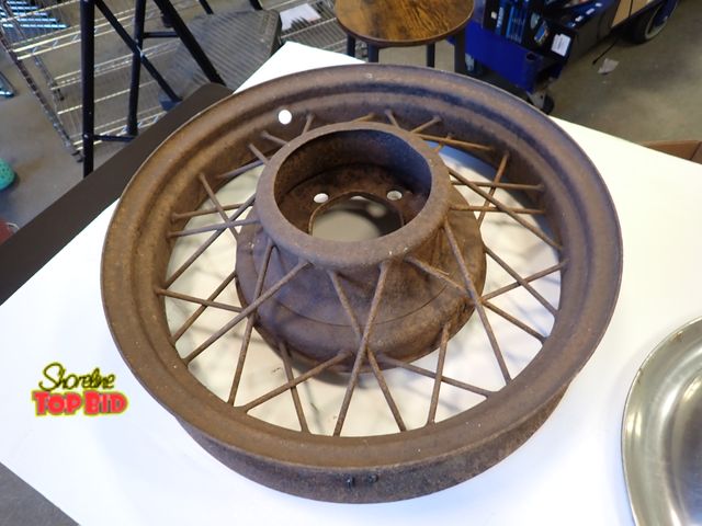 Shoreline Top Bid - Lot 59-24053 - Ca. 1930s Ford Spoked Wheel for ...