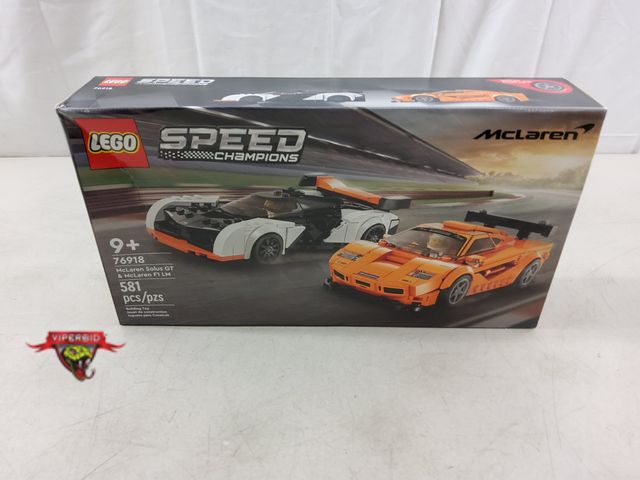 Viperbid.com - Lot 7-125066 - Lego Speed Champions McLaren Solus GT & McLaren F1 LM. #76918. 581 ...