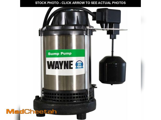 MadCheetah.com - Lot 74-13926043 - Wayne 3/4 HP Heavy Duty Submerisble ...