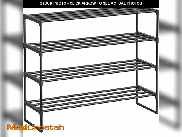 MadCheetah.com - Lot 74-13041713 - SONGMICS Shoe Rack, 4-Tier Shoe ...
