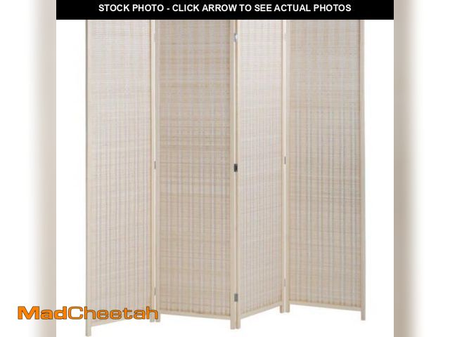 MadCheetah.com - Lot 74-12277755 - Bamboo Room Divider Folding Privacy ...