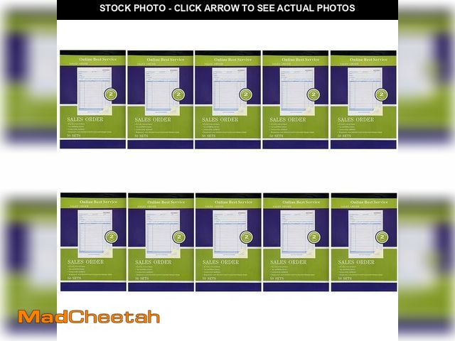 MadCheetah.com - Lot 74-12967973 - 10 Pack Large Sales Order Book ...