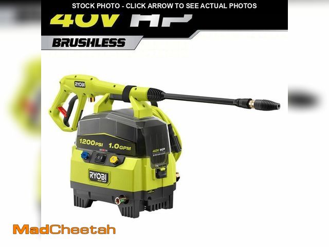 MadCheetah.com - Lot 74-13039453 - RYOBI 40V 1200 PSI 1.0 GPM Cordless ...