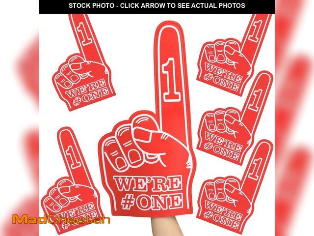 MadCheetah.com - Lot 74-12977991 - Sotiff Giant Foam Finger 6 Pack We ...