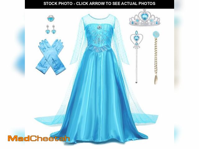 MadCheetah.com - Lot 74-12969030 - AHLPO Elsa Dress for Girls Princess ...