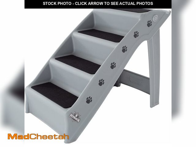 MadCheetah.com - Lot 74-13041258 - Dog Stairs - Pet Stairs with 4-Step ...