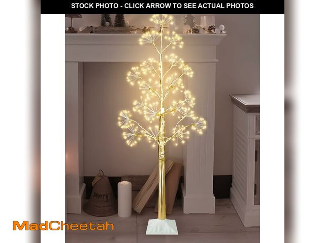 MadCheetah.com - Lot 74-12706107 - Succwoah 4FT Lighted Birch Tree ...