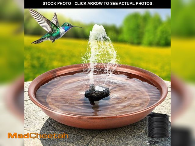 MadCheetah.com - Lot 74-12452799 - Dunkive Bird Bath Fountain for ...