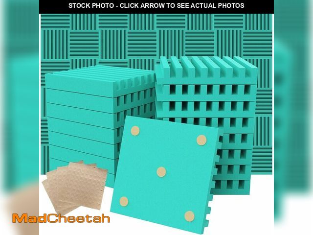 MadCheetah.com - Lot 74-13065273 - Acoustic Foam Panels, Sound Proof ...