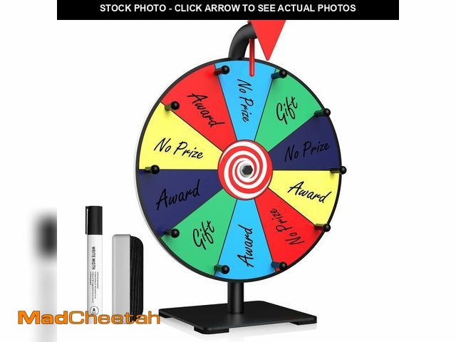 MadCheetah.com - Lot 74-12880839 - Prize Wheel, 12 Inch Spinning Wheel ...
