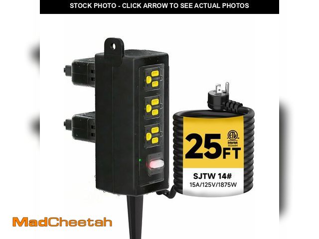 MadCheetah.com - Lot 74-13829473 - Iwister Outdoor Extension Cord, 6 ...