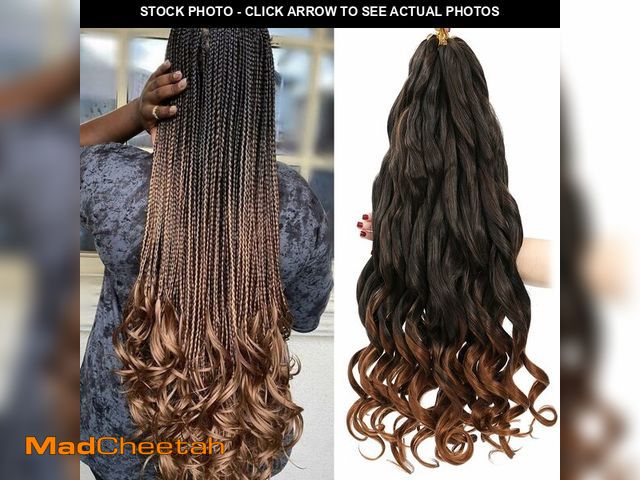 MadCheetah.com - Lot 74-12972252 - French Curly Braiding Hair 24 Inch 8 ...