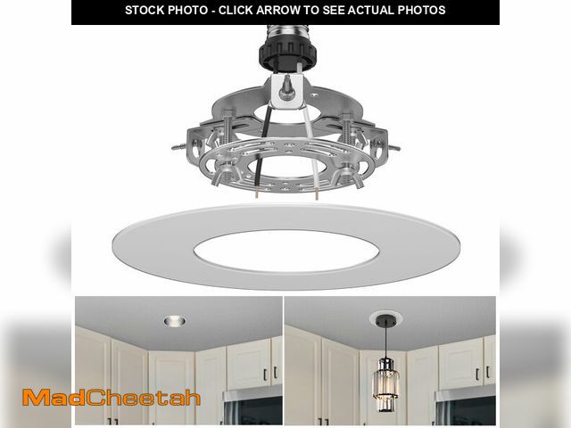 MadCheetah.com - Lot 74-12461547 - YIIZON R5 and 6 Recessed Can Light Conversion Kit, Fixture ...