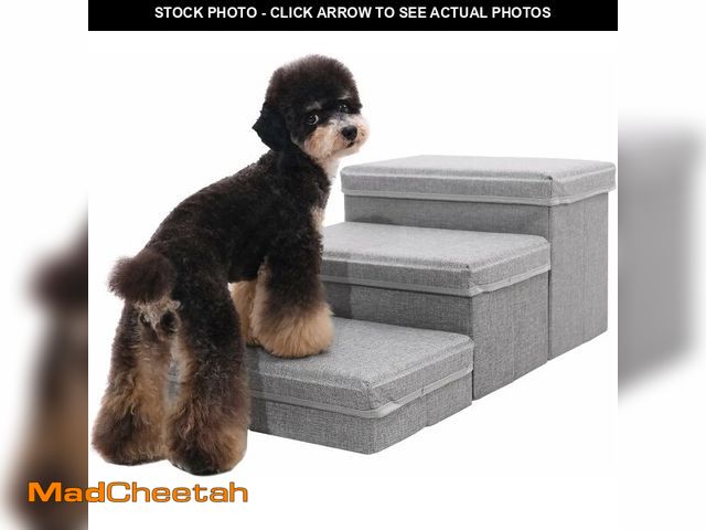 MadCheetah.com - Lot 74-12918707 - Foldable Dog Stairs/Steps 2-Tier Pet ...