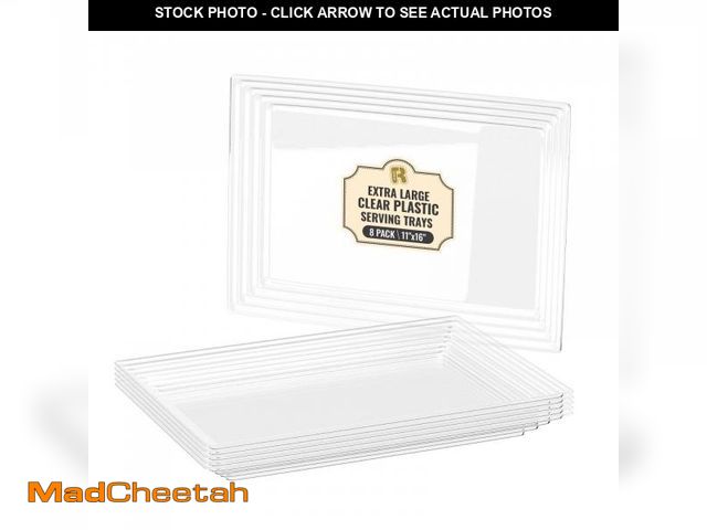 MadCheetah.com - Lot 74-12176645 - 8 Pack Extra Large Plastic Serving ...