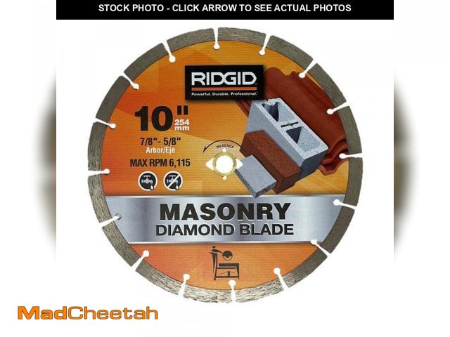 MadCheetah.com - Lot 74-12237125 - RIDGID 10 in. Segmented Diamond ...