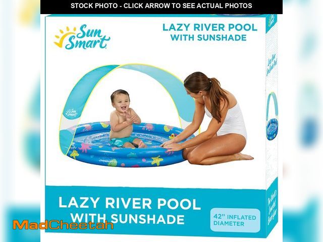 MadCheetah.com - Lot 74-12442818 - SunSmart Lazy River Kiddie Pool with ...