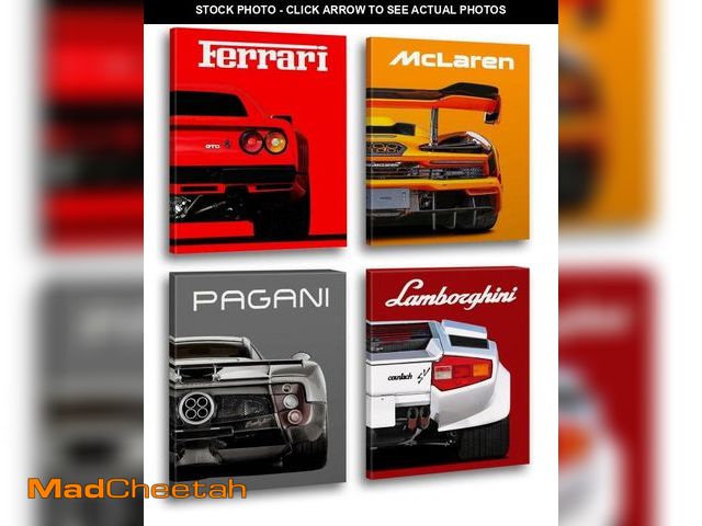 MadCheetah.com - Lot 74-12310326 - Modern Car Posters Classic Supercar ...