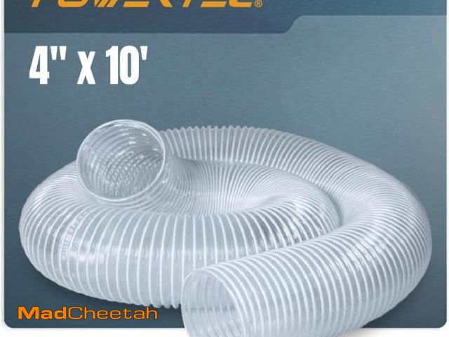 MadCheetah.com - Lot 74-12170181 - POWERTEC 4" x 10' Dust Collection ...