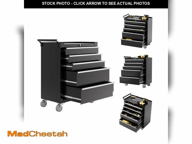 MadCheetah.com - Lot 74-14042494 - SierraSquad Rolling Tool Chest, 5 ...