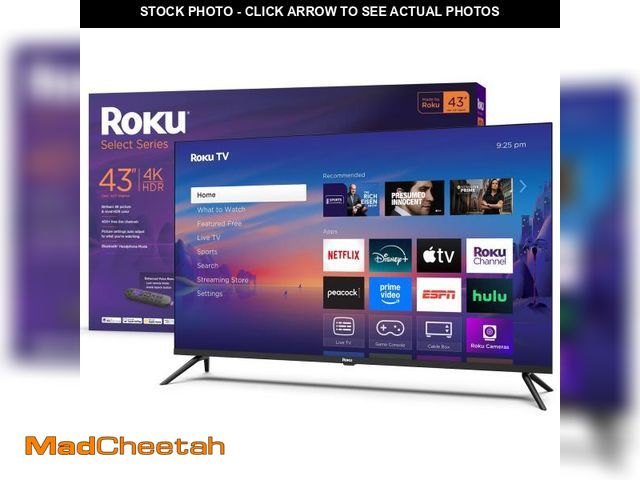 MadCheetah.com - Lot 74-12353771 - Roku Smart TV 2025 Ã¢â ¬â 43-Inch ...