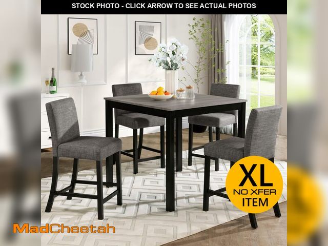 MadCheetah.com - Lot 74-13972995 - KEIKI 5-Piece Counter Height Dining ...