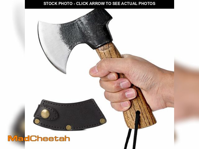 MadCheetah.com - Lot 74-13965431 - Small Camping Axe with Leather ...