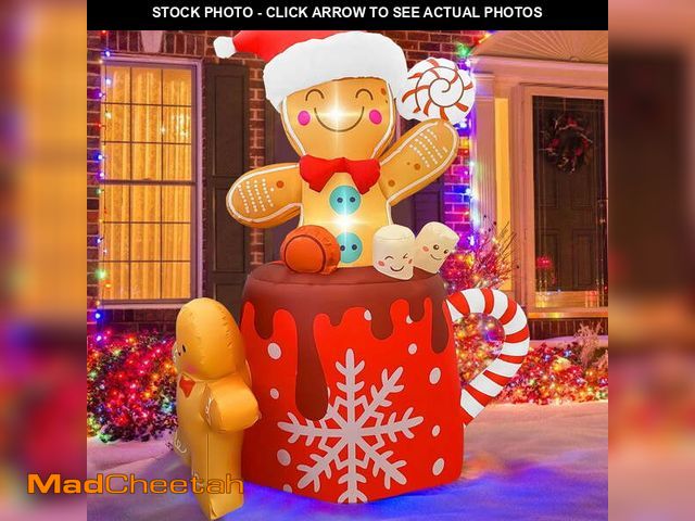 MadCheetah.com - Lot 74-13055154 - GVDV 6ft Christmas Inflatables ...