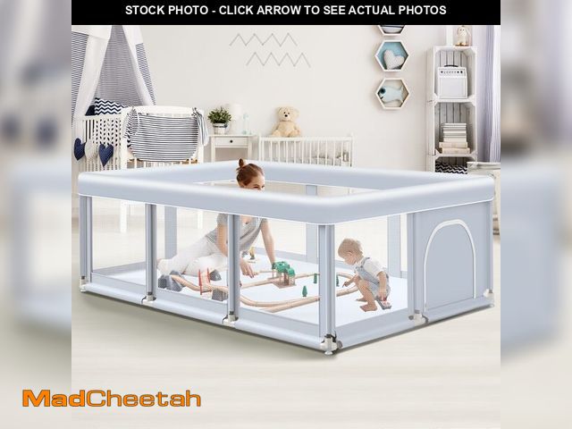 MadCheetah.com - Lot 74-12450865 - Baby Playpen 74"x50" Play Pens for ...