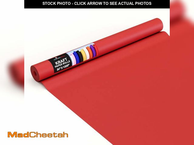 MadCheetah.com - Lot 74-13042623 - Crown Display Red Kraft Paper Roll ...