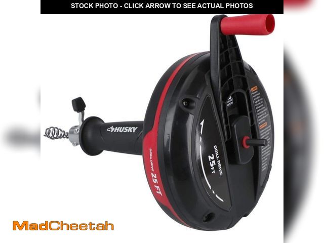 MadCheetah.com - Lot 74-13051504 - Husky 25 ft. Power Drum Drain Snake ...