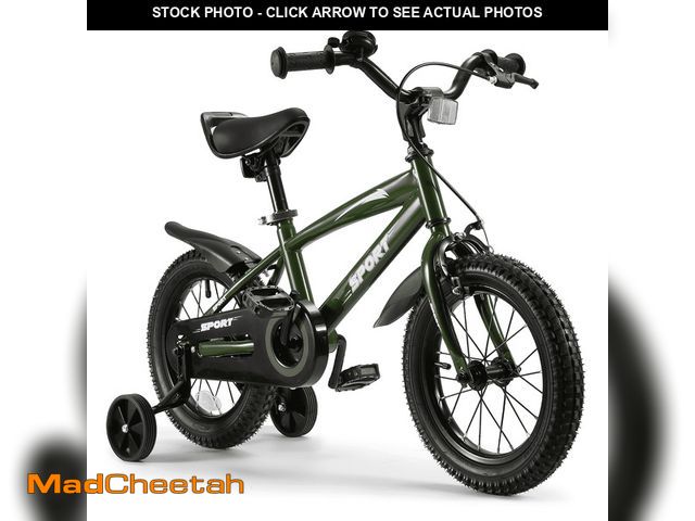 MadCheetah.com - Lot 74-13045294 - Naipo 14 in Kid Bike Green Children ...