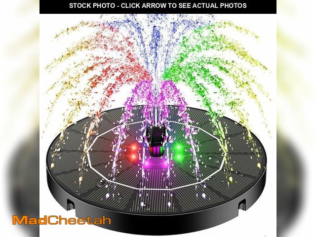 MadCheetah.com - Lot 74-12459790 - SZMP Solar Water Fountain 2025 ...