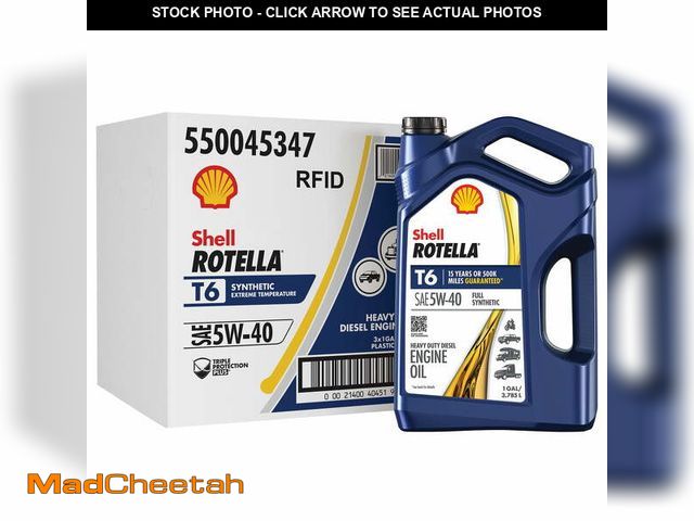 MadCheetah.com - Lot 74-12944653 - Shell Rotella T6 Full Synthetic 5W ...