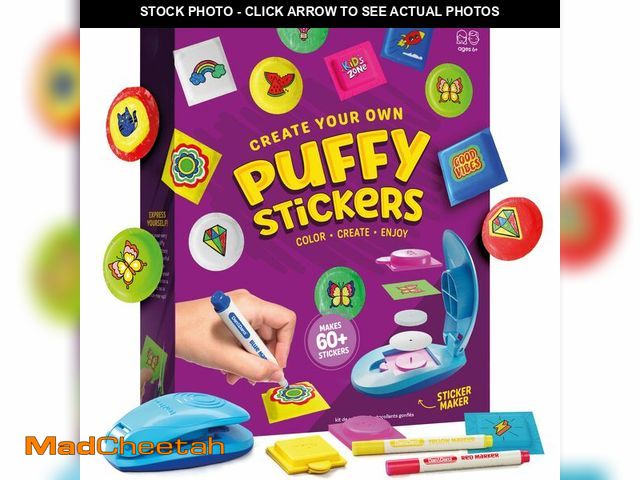 MadCheetah.com - Lot 74-12716238 - Puffy Sticker Maker Kit for Kids ...