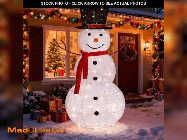 MadCheetah.com - Lot 74-12940984 - Zimtown LED Lighted Snowman ...