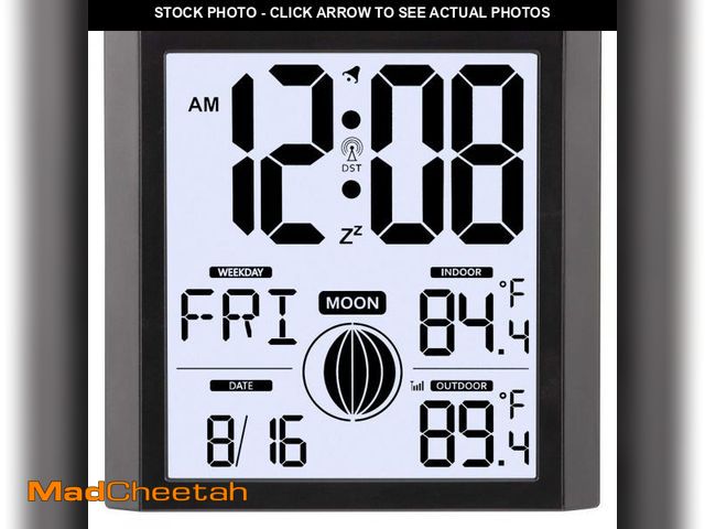MadCheetah.com - Lot 74-11985822 - Warminn Atomic Wall Clock - Alarm ...