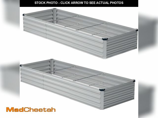 MadCheetah.com - Lot 74-14011435 - zunatu 10x2x1ft(2 Pack) Galvanized ...