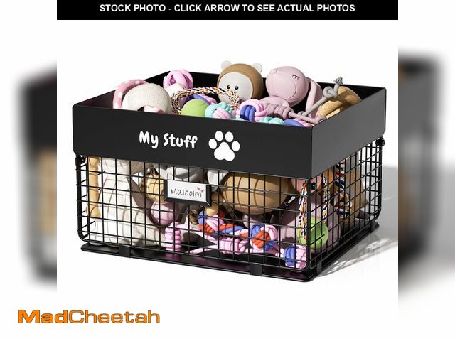 MadCheetah.com - Lot 74-12976865 - qeerable Dog Toy Basket - Metal ...