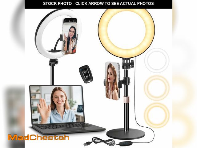 MadCheetah.com - Lot 74-12456189 - MACTREM 10Ã¢â ¬Å Desk Ring Light ...