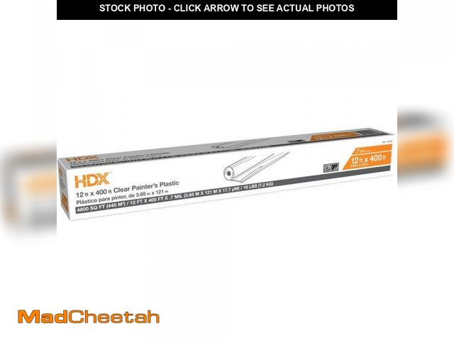 MadCheetah.com - Lot 74-12235167 - 12 Ft. X 400 Ft. Clear 0.7 Mil ...