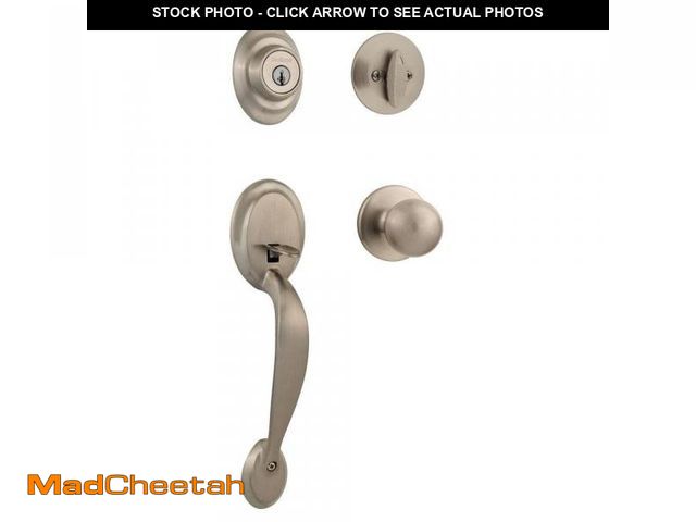 MadCheetah.com - Lot 74-10162817 - Kwikset Dakota Satin Nickel Single Cylinder Door Handleset ...