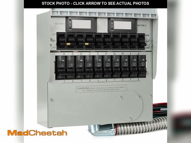 MadCheetah.com - Lot 74-12453836 - Generator Transfer Switch,50A Pro ...