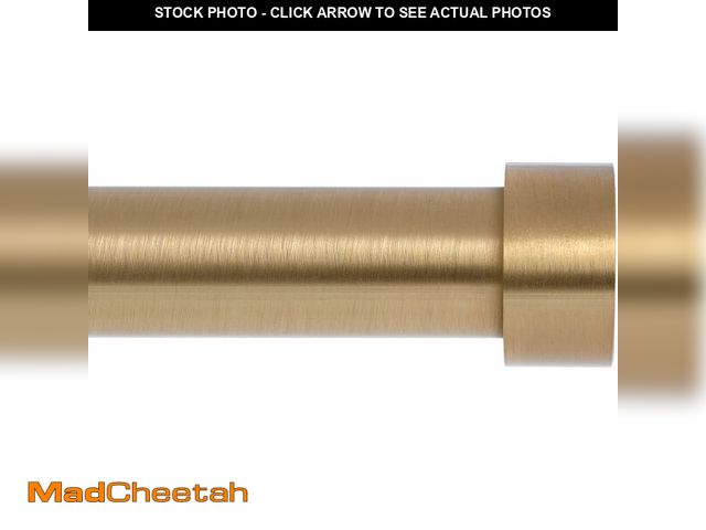 MadCheetah.com - Lot 74-12333333 - VOIIY Gold Curtain Rods for Windows ...