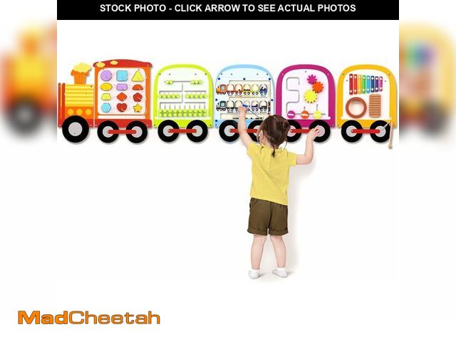 MadCheetah.com - Lot 74-13709901 - Joyreal Train Activity Wall Busy ...